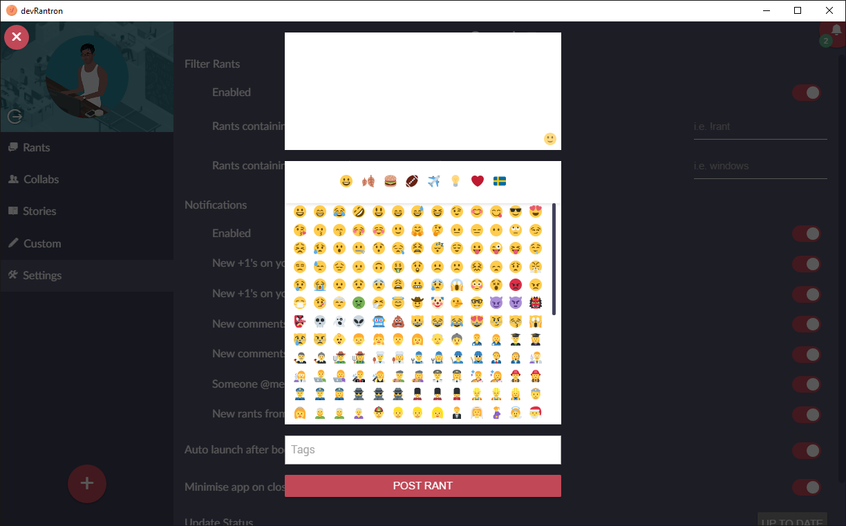 Install devrantron on Linux | Snap Store