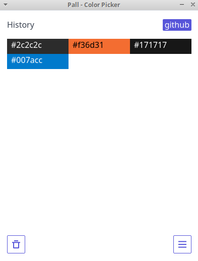 Install Pall - Color Picker on Linux | Snap Store