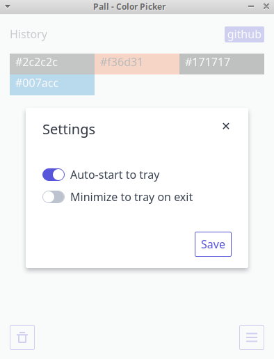Install Pall - Color Picker on Linux | Snap Store