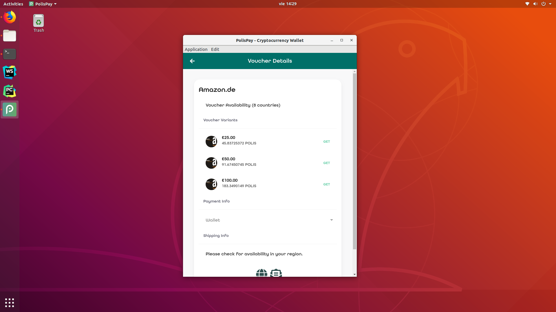 Install PolisPay on Pop!_OS using the Snap Store | Snapcraft
