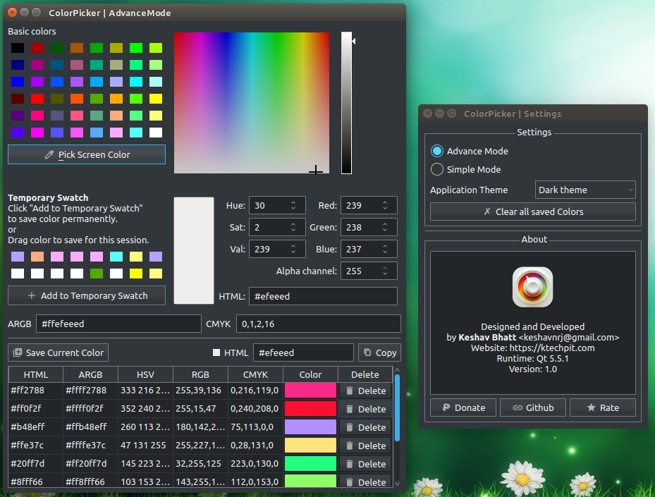  Install Color Picker For Linux Using The Snap Store Snapcraft