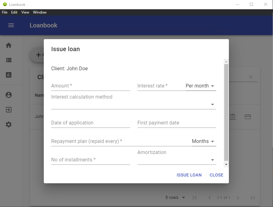 Install loanbook on Linux | Snap Store