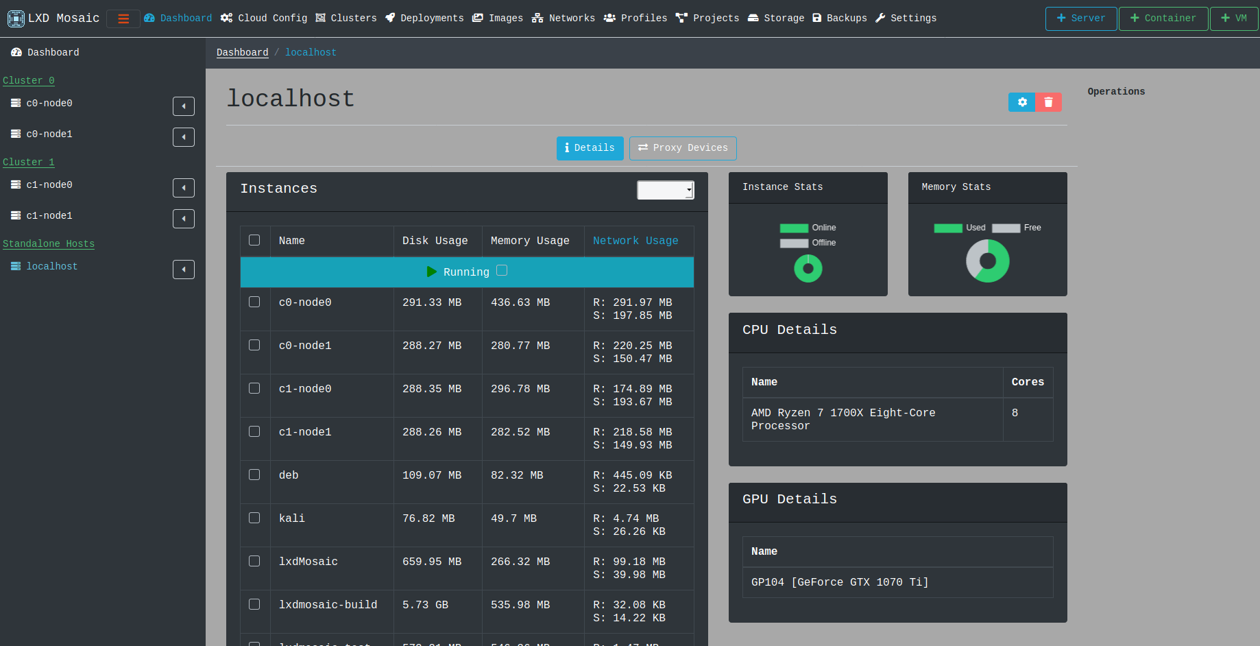 Install lxdmosaic on Linux | Snap Store