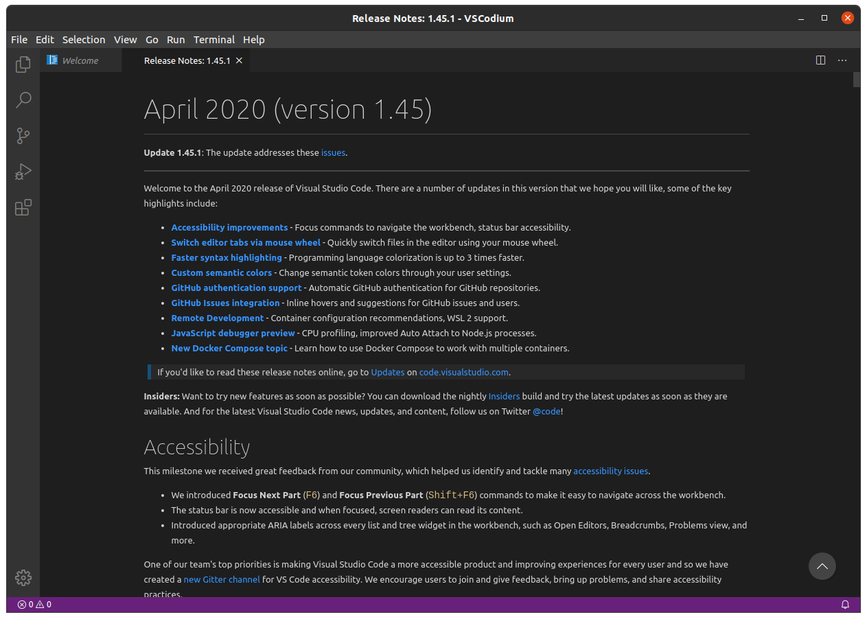 Install VS Codium for Linux using the Snap Store | Snapcraft