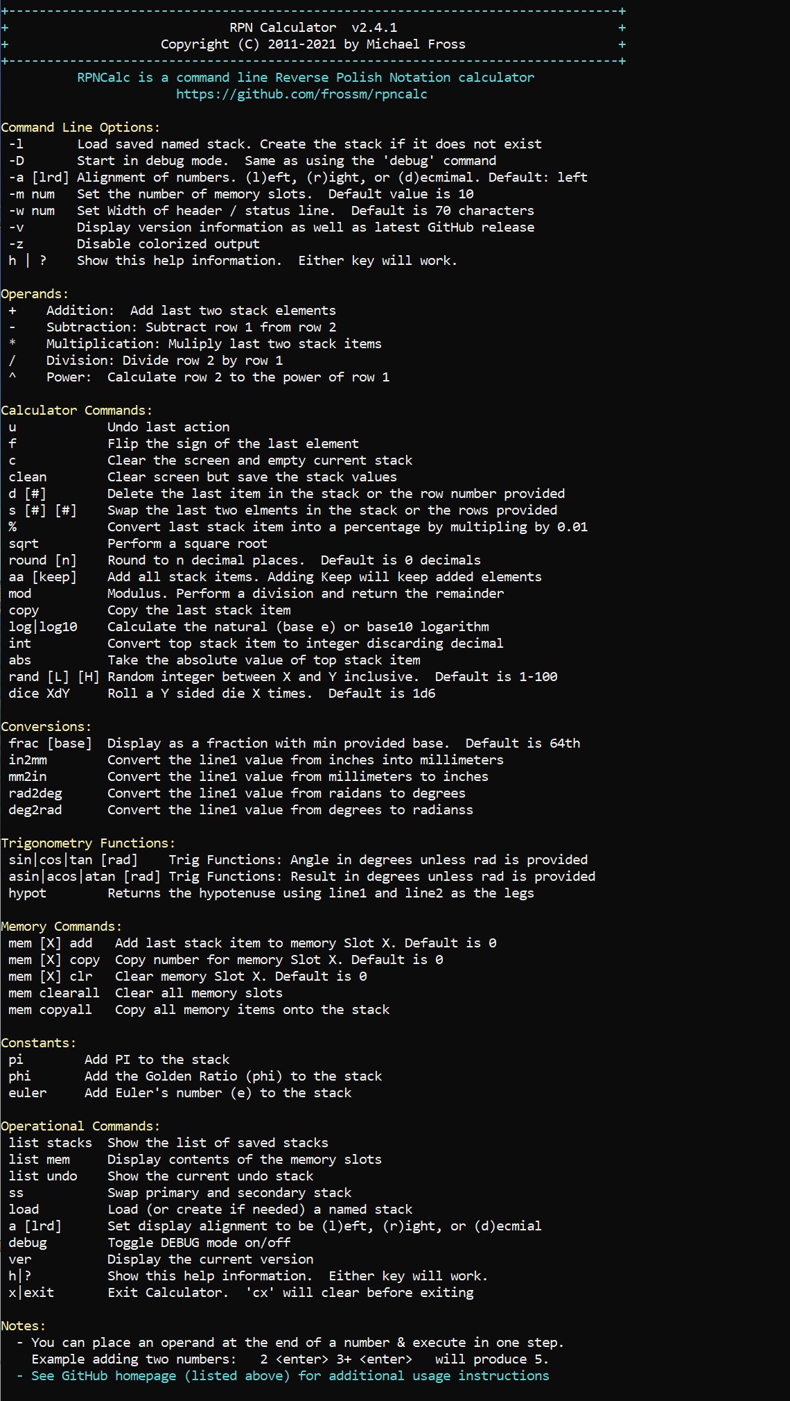 Install RPNCalc on Linux | Snapcraft
