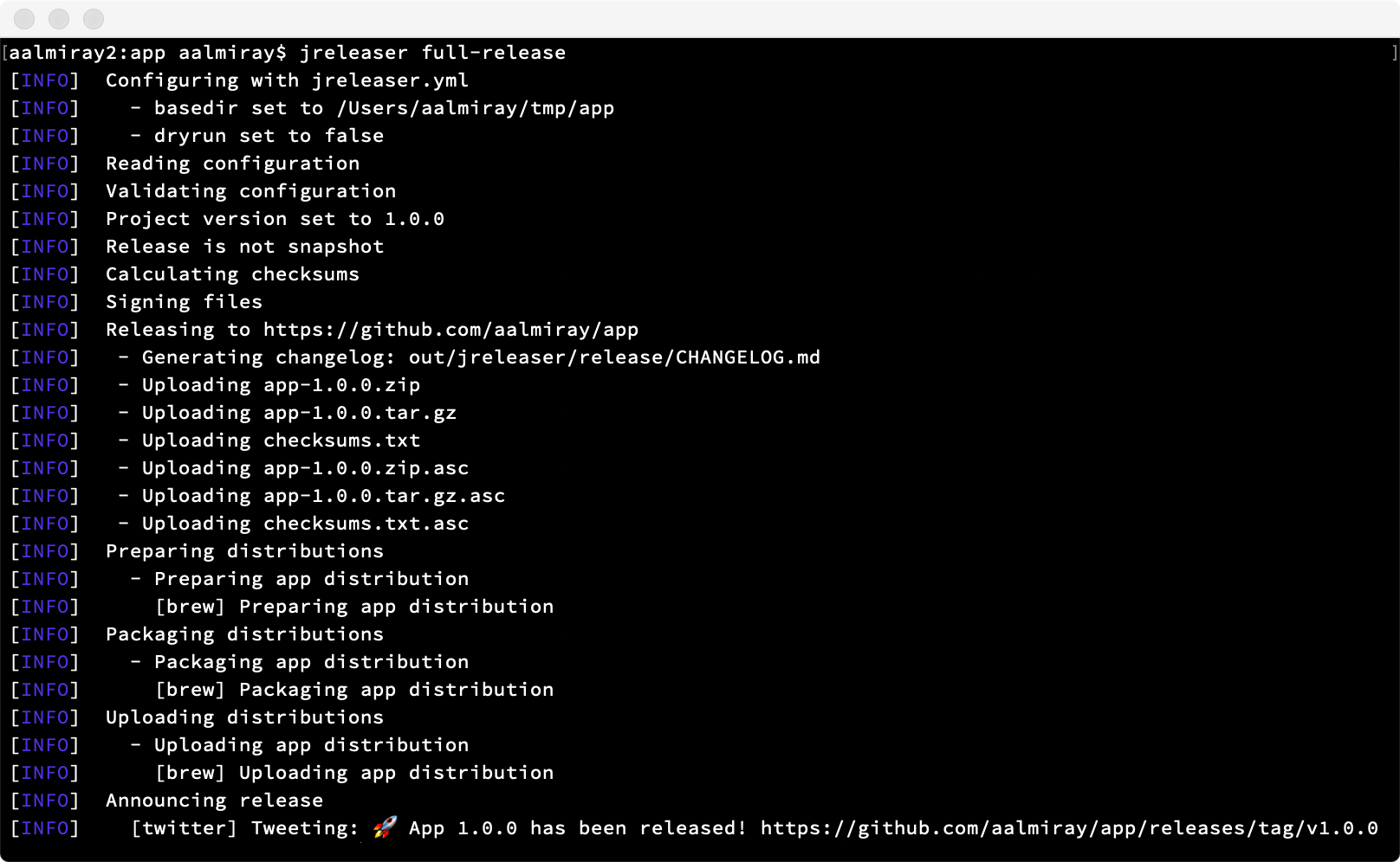 Install JReleaser on Linux | Snap Store