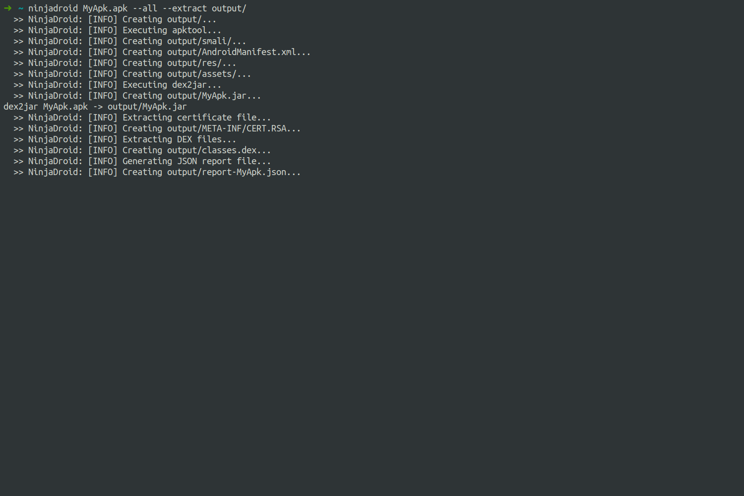 Install NinjaDroid on Linux | Snap Store