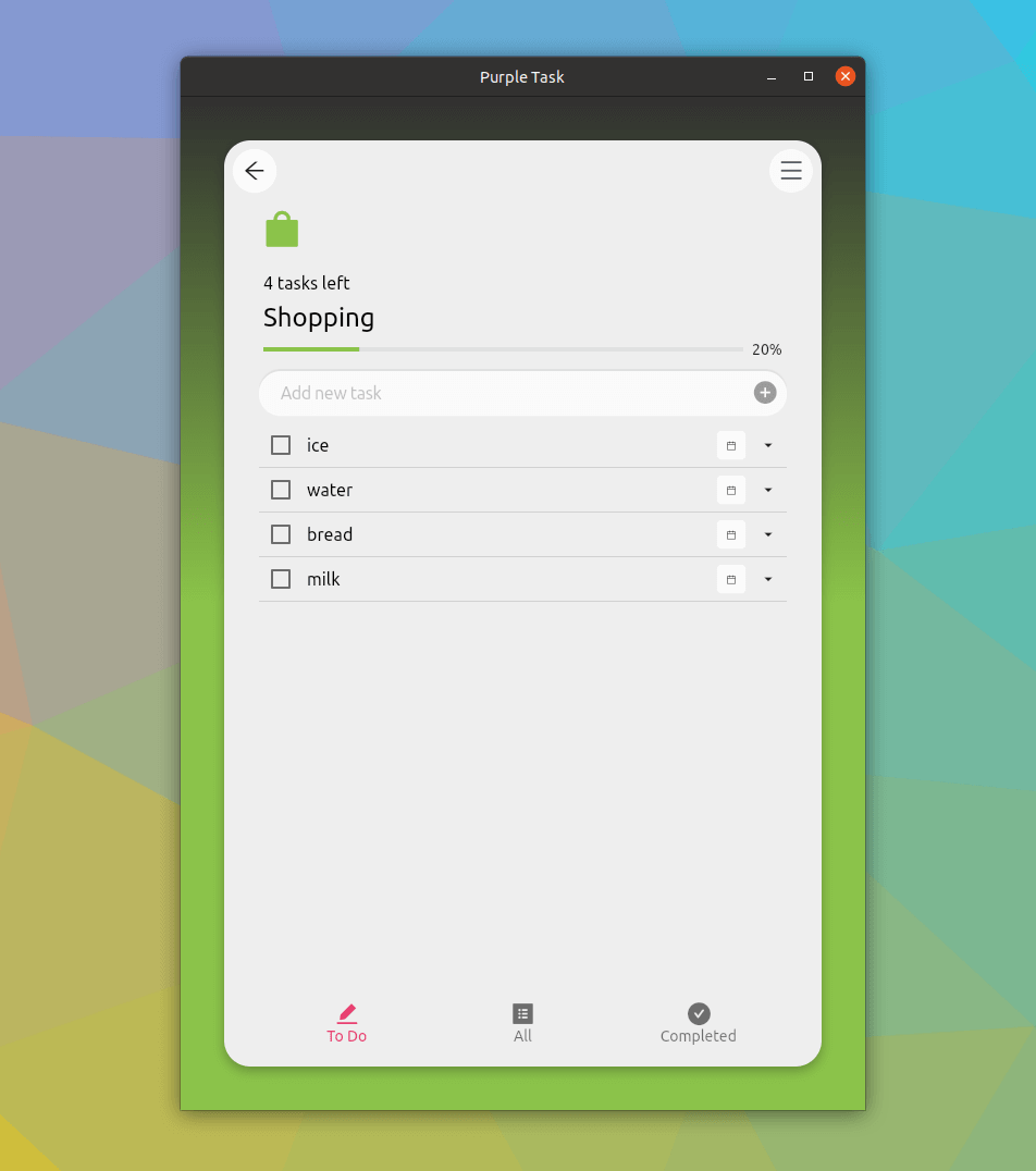 Install Purple Task on Linux | Snap Store