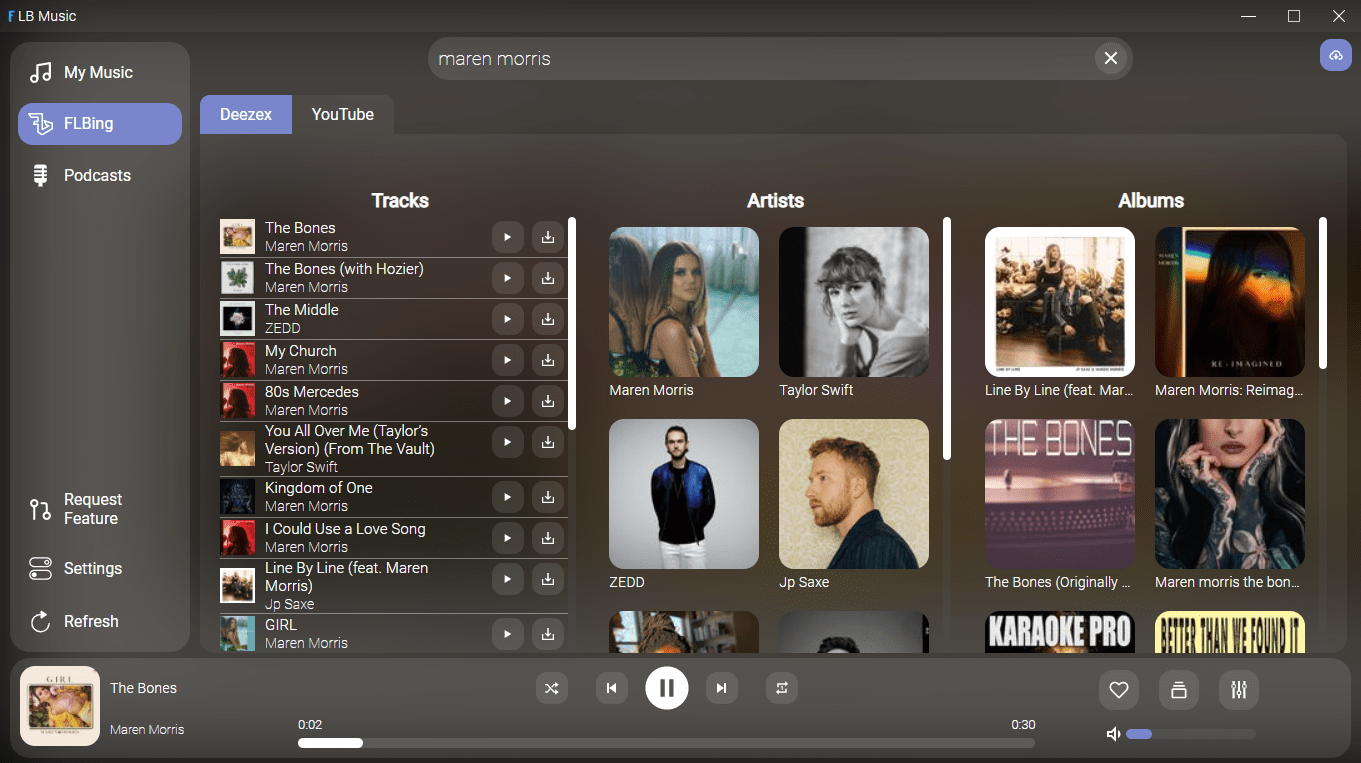 Install FLB Music on Linux | Snap Store