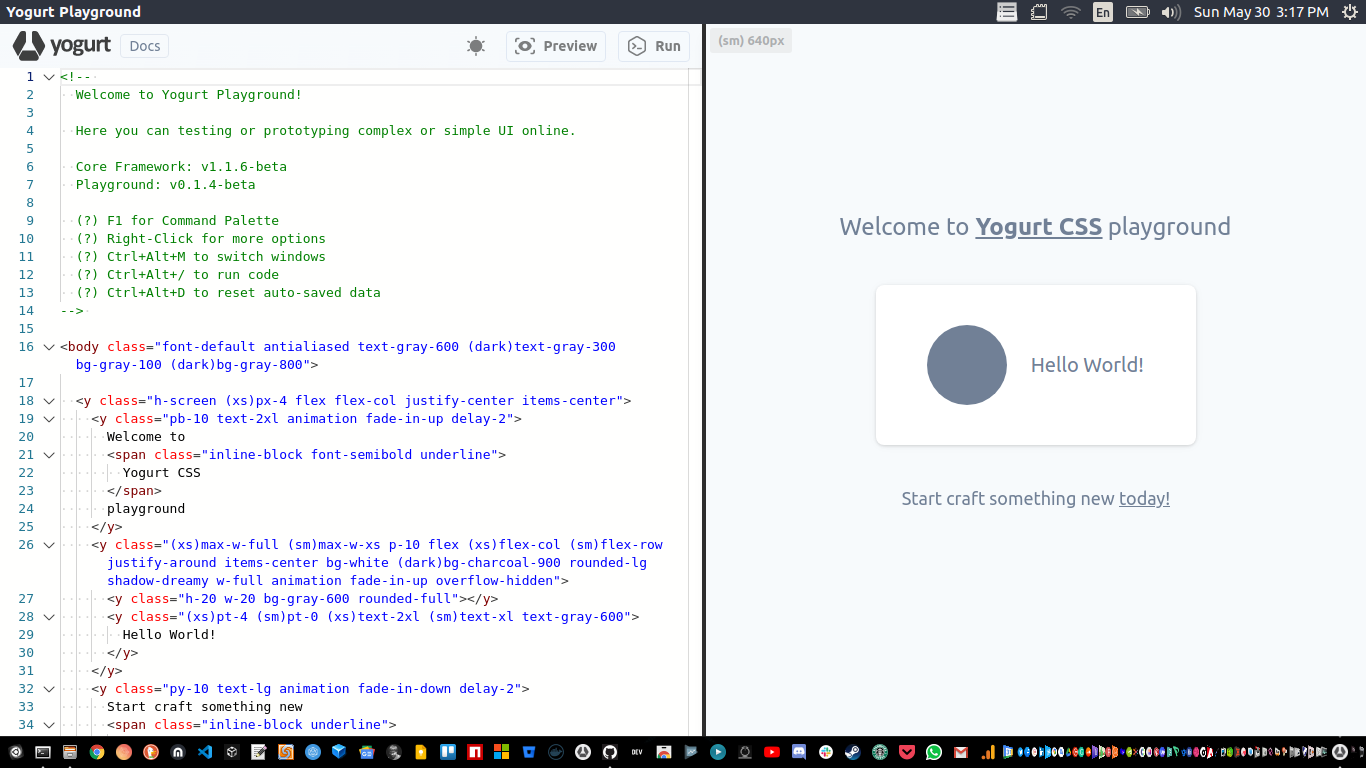 Install yogurt-playground on Linux | Snap Store