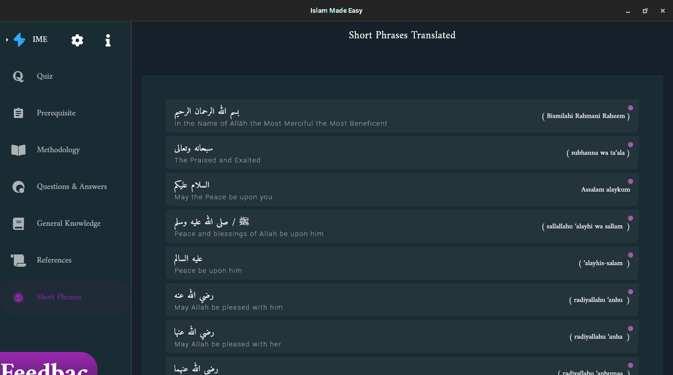 Install Islam Made Easy on Arch Linux using the Snap Store | Snapcraft
