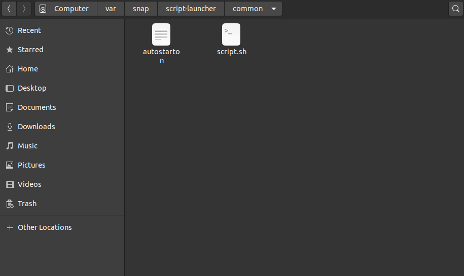Install script-launcher on Linux | Snap Store