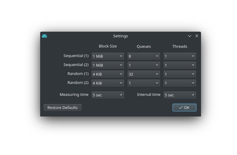 Install KDiskMark on Red Hat Enterprise Linux using the Snap Store | Snapcraft