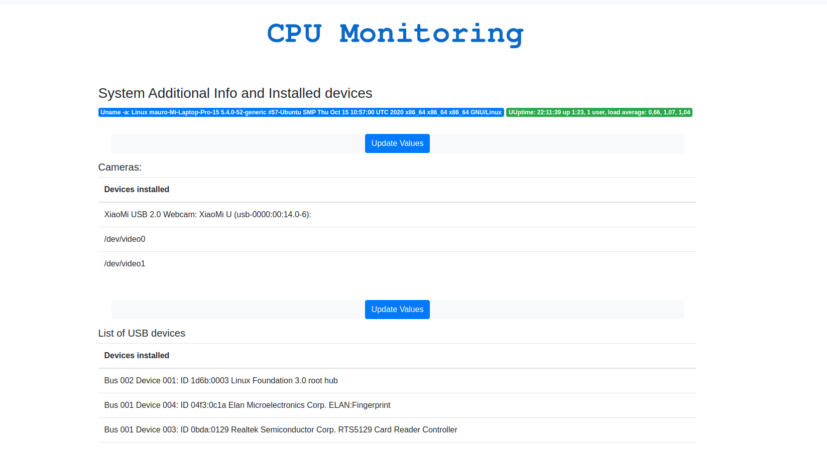 Install cpu-monitoring-webapp on Linux | Snap Store