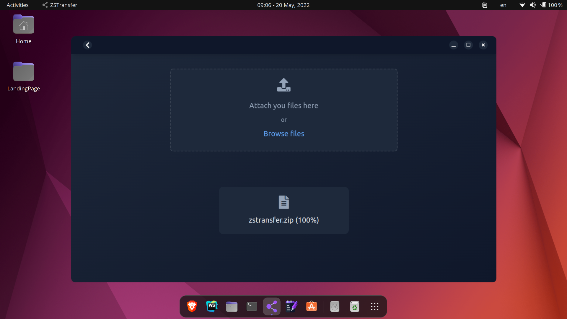 Install ZSTransfer on KDE Neon using the Snap Store | Snapcraft