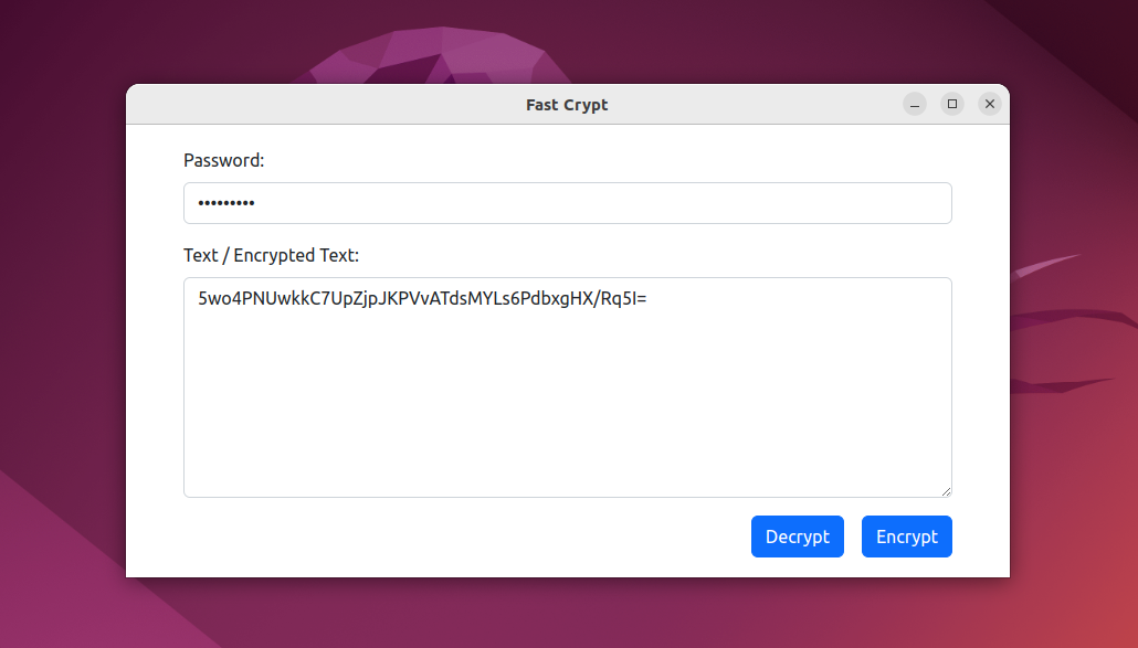 Install Fast Crypt on Linux | Snap Store