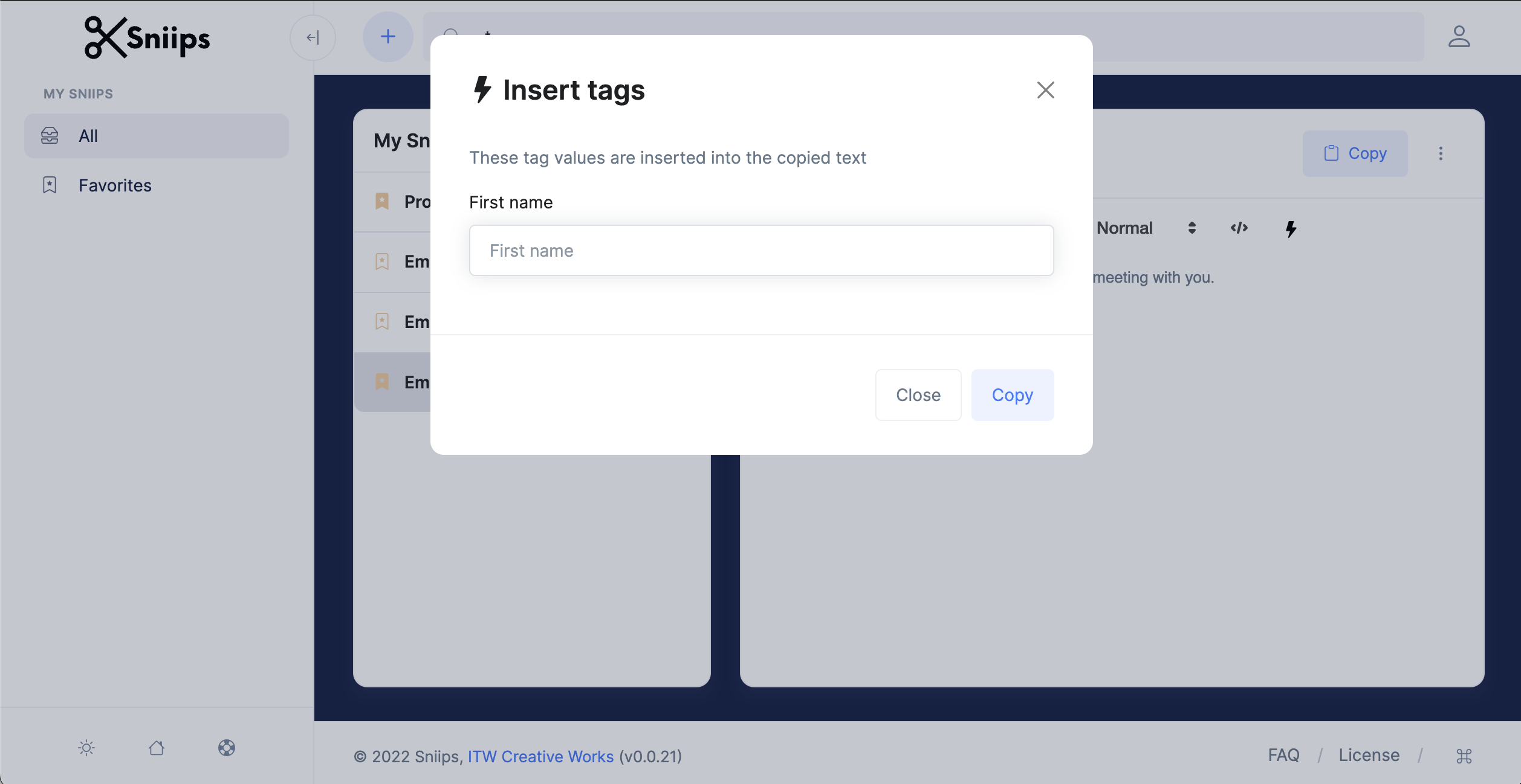 Install Sniips on Arch Linux using the Snap Store | Snapcraft