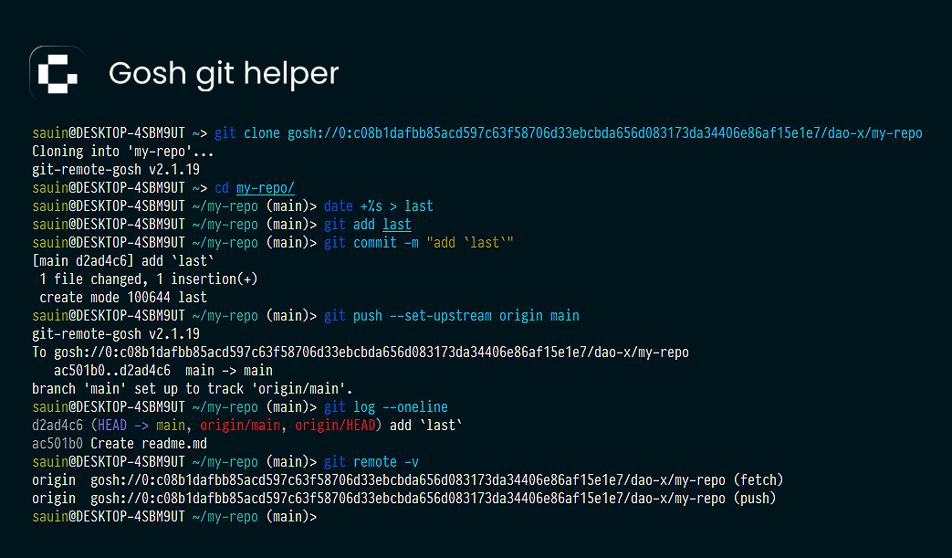 Install git-remote-gosh on Linux | Snap Store
