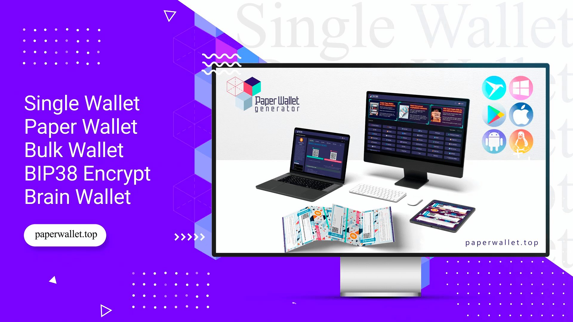 Install Paper Crypto Wallet Generator Offline on Linux | Snap Store