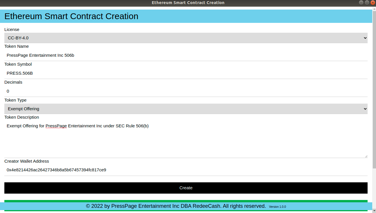 Install Ethereum Smart Contract Creator on Linux | Snap Store
