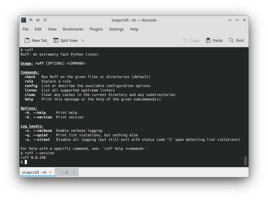 Install ruff on Pop!_OS using the Snap Store | Snapcraft