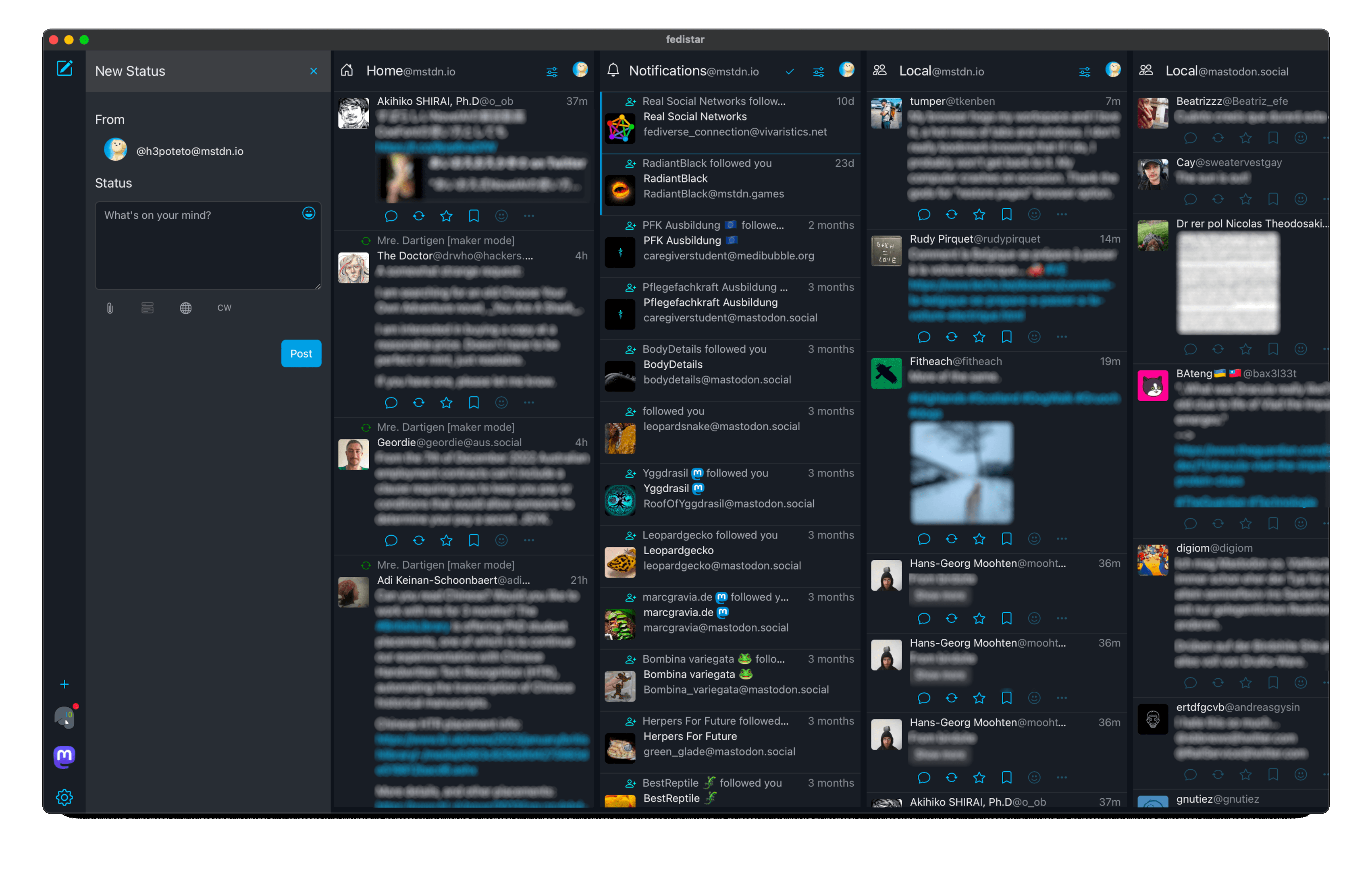 Install fedistar on Pop!_OS using the Snap Store | Snapcraft