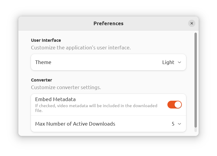 Install Tube Converter on Linux | Snap Store