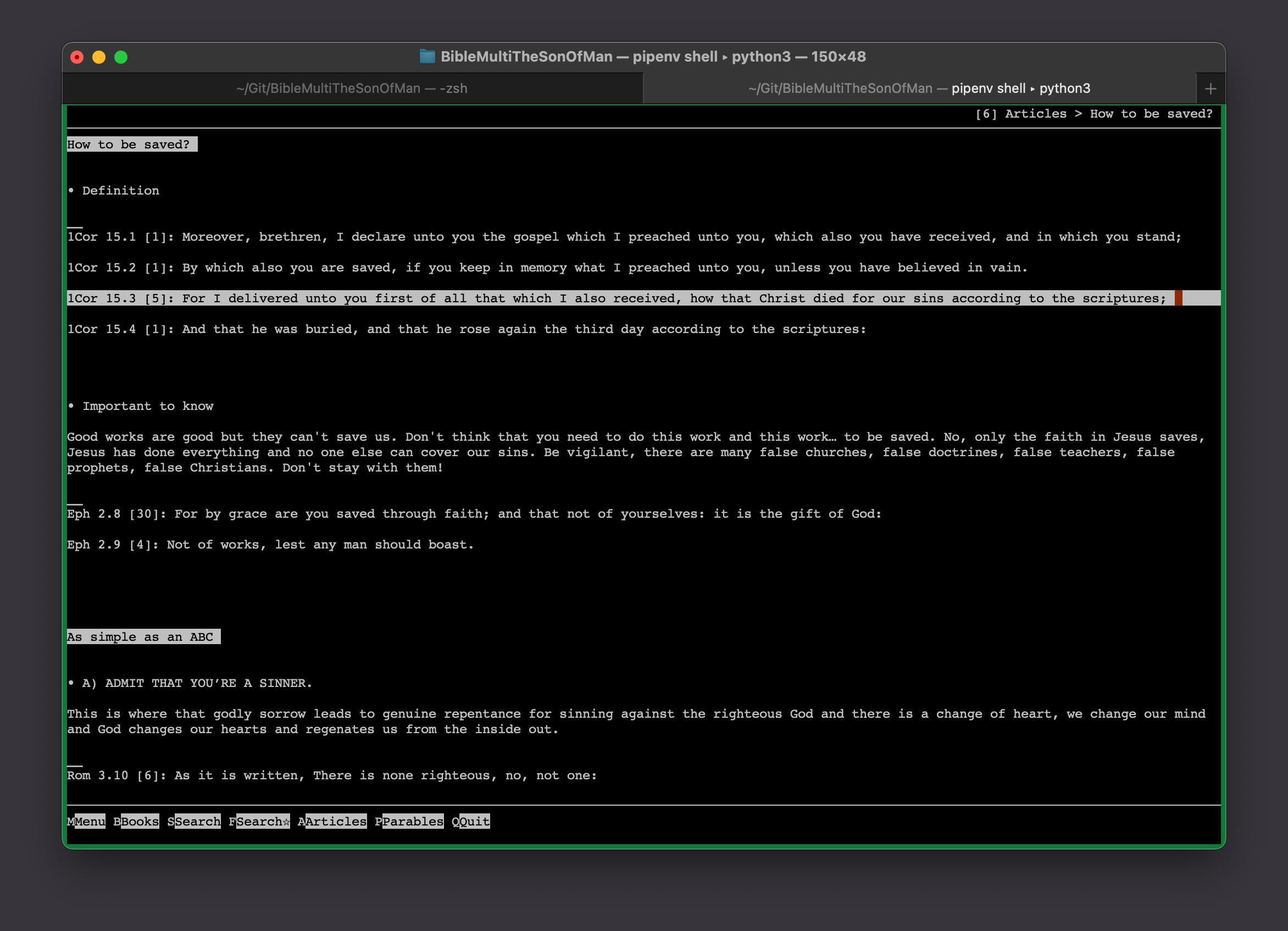 Install bible-multi-the-son-of-man on Linux | Snap Store