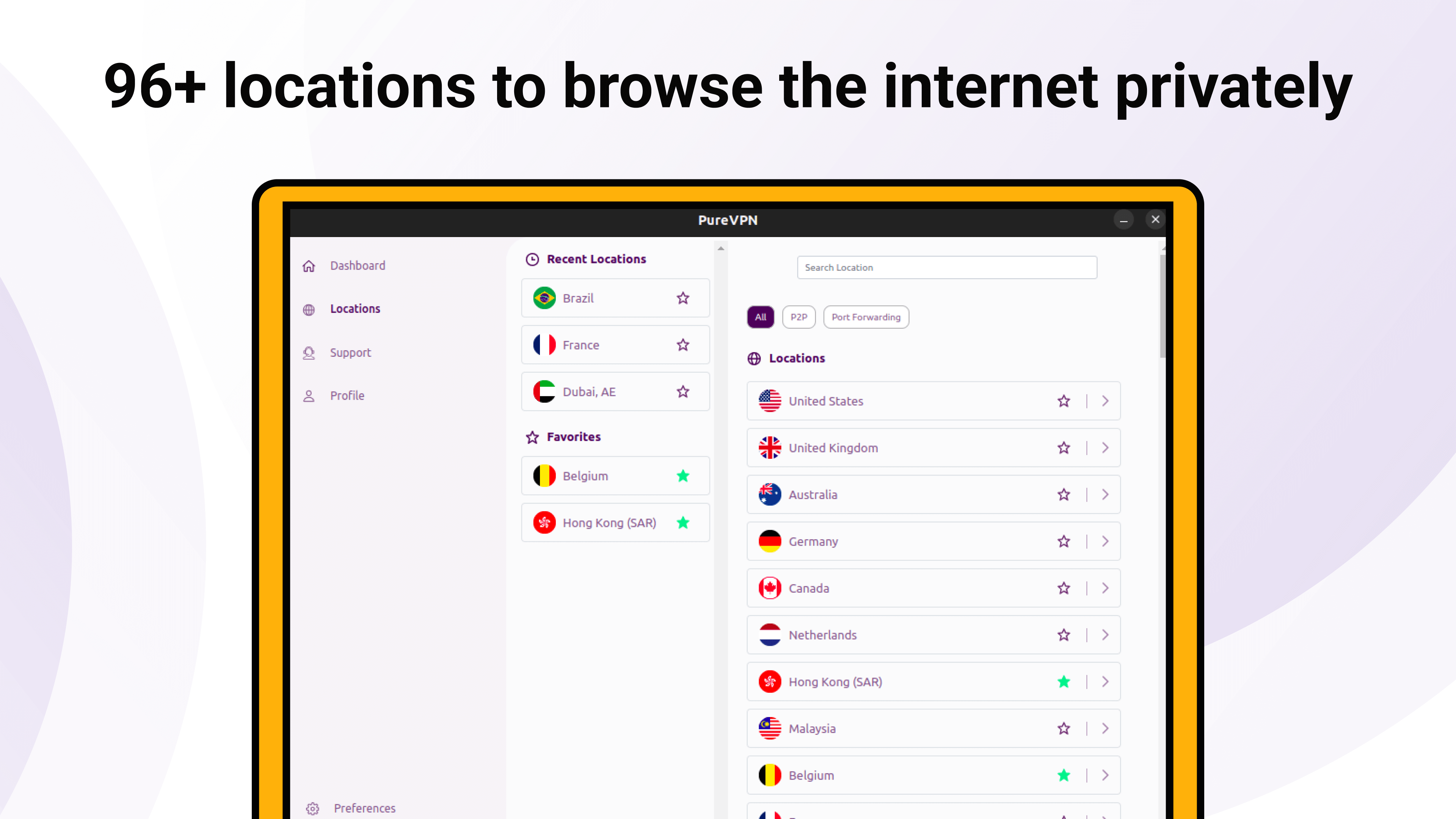 Install PureVPN on Linux | Snap Store