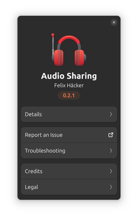 Install Audio Sharing on Linux | Snap Store