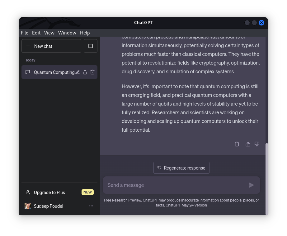 Install gpt-desktop on Linux | Snap Store