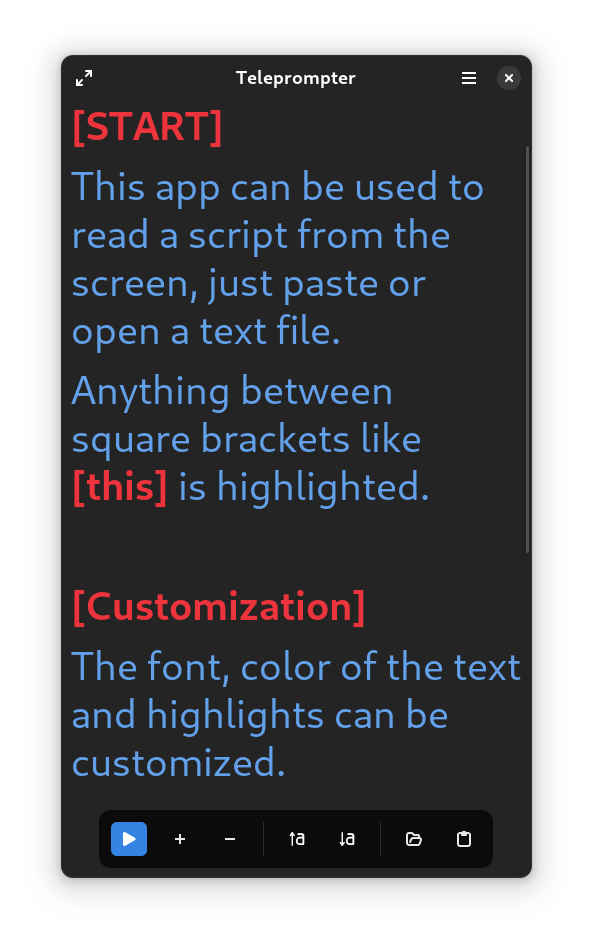 Install Teleprompter on Pop!_OS using the Snap Store | Snapcraft