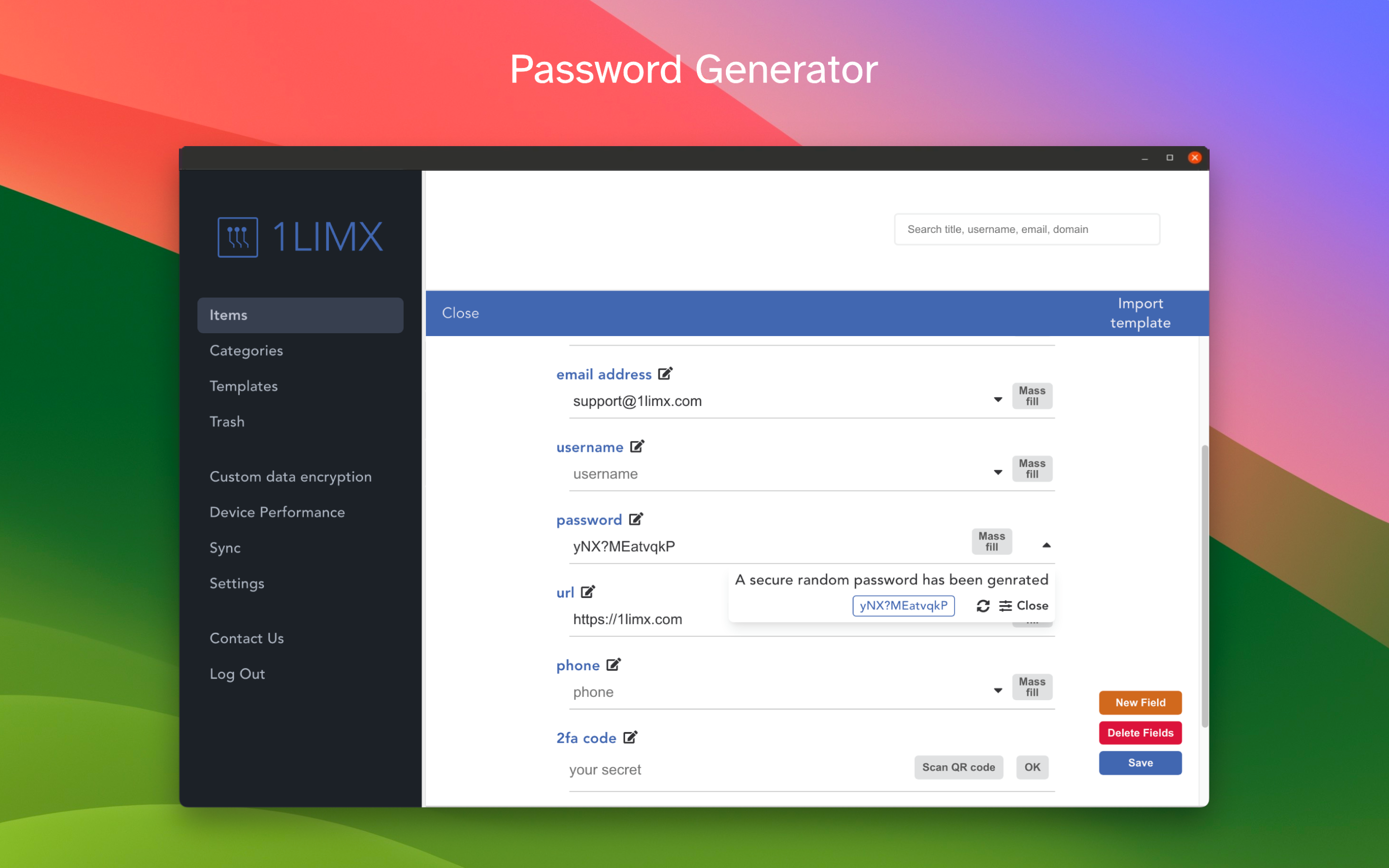 Install 1LimX: encryption & password management on Manjaro Linux using the Snap Store | Snapcraft