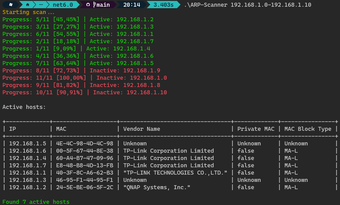 Install arp-scanner on Linux | Snap Store