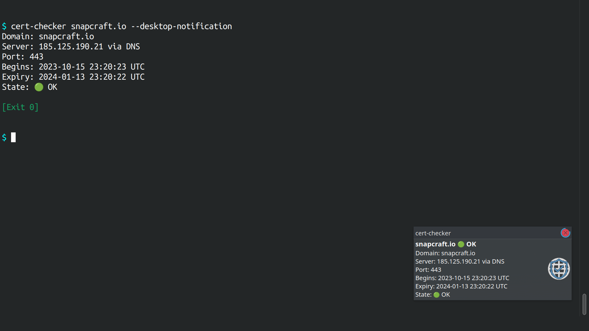 Install cert-checker on Ubuntu using the Snap Store | Snapcraft