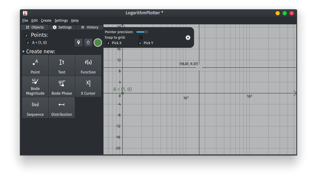 Install LogarithmPlotter on Linux | Snap Store