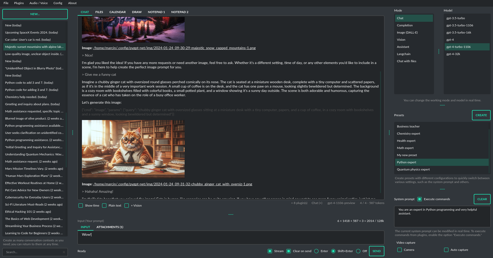 Install PyGPT - Desktop AI Assistant on Linux | Snap Store