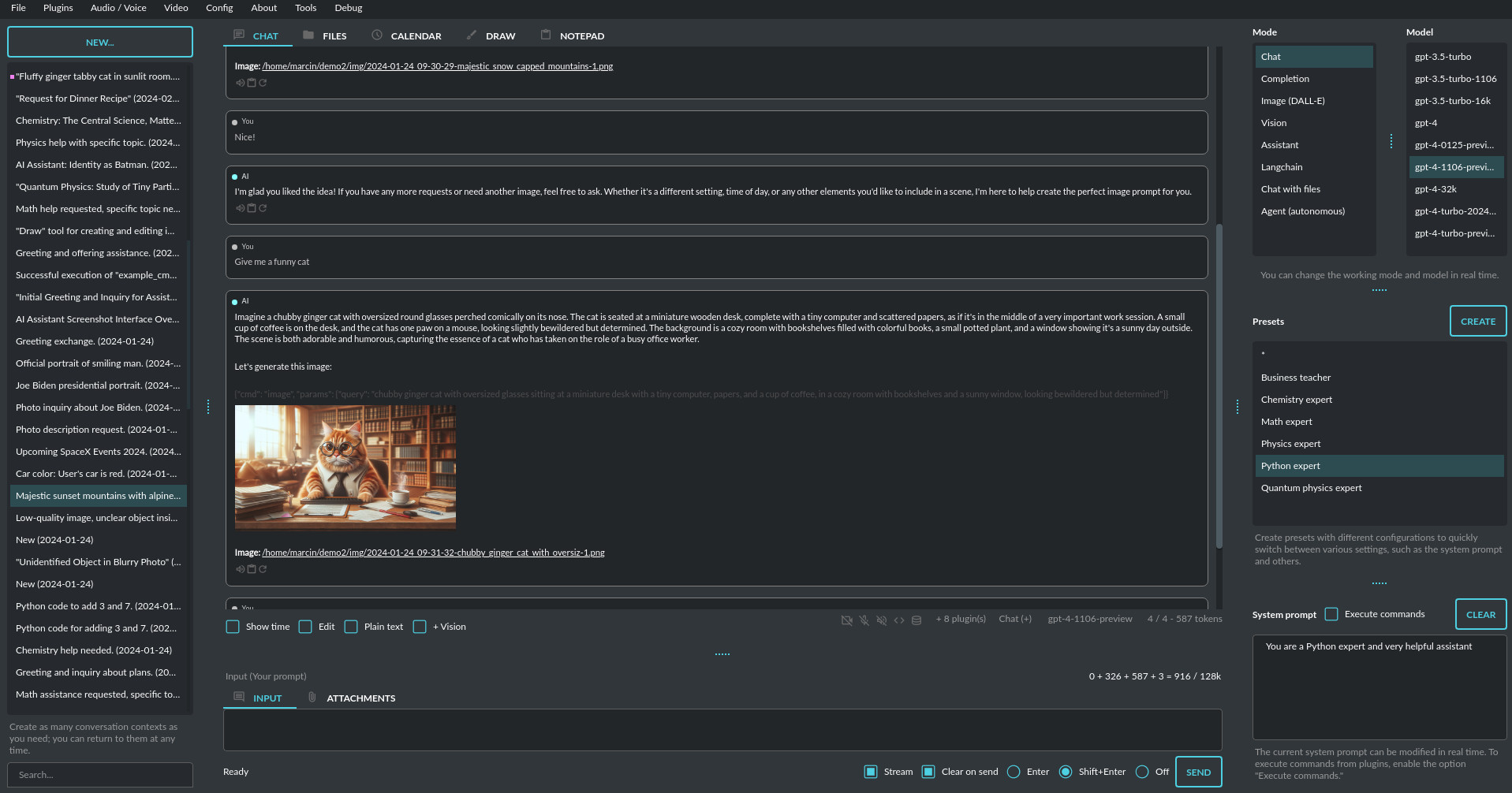 Install PyGPT - Desktop AI Assistant on Linux | Snap Store