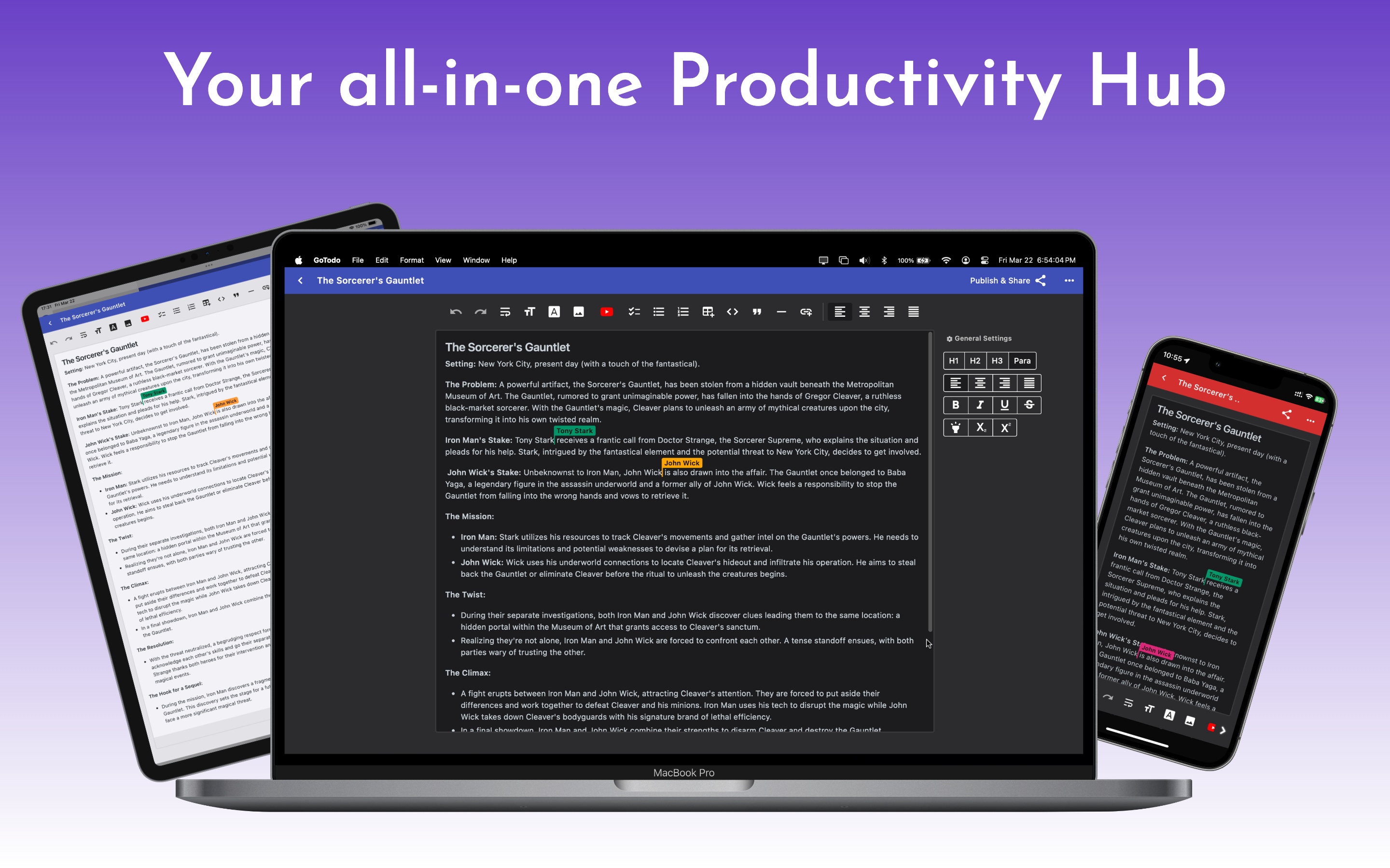 Install GoTodo: Tasks, Docs, Reminders on Pop!_OS using the Snap Store | Snapcraft