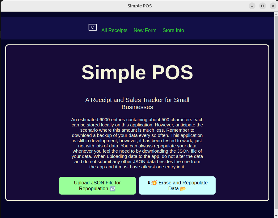 Install Simple POS on Linux | Snap Store