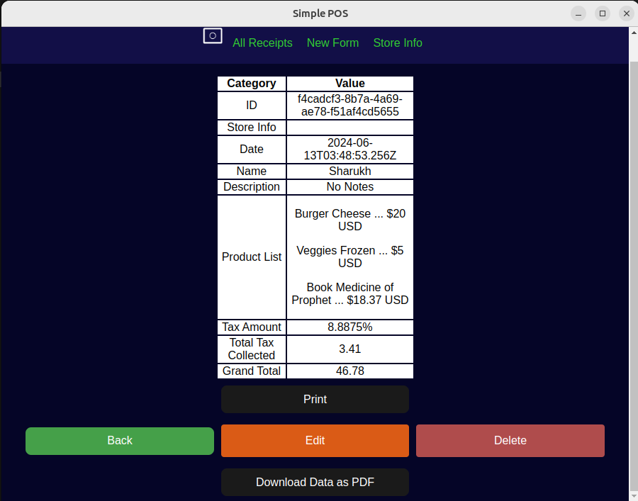 Install Simple POS on Linux | Snap Store