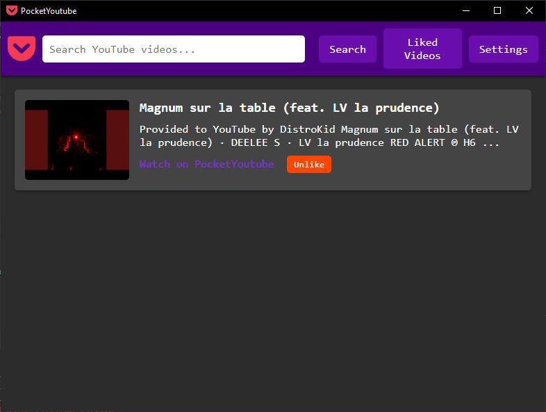 Install pocketyoutube on Manjaro Linux using the Snap Store | Snapcraft