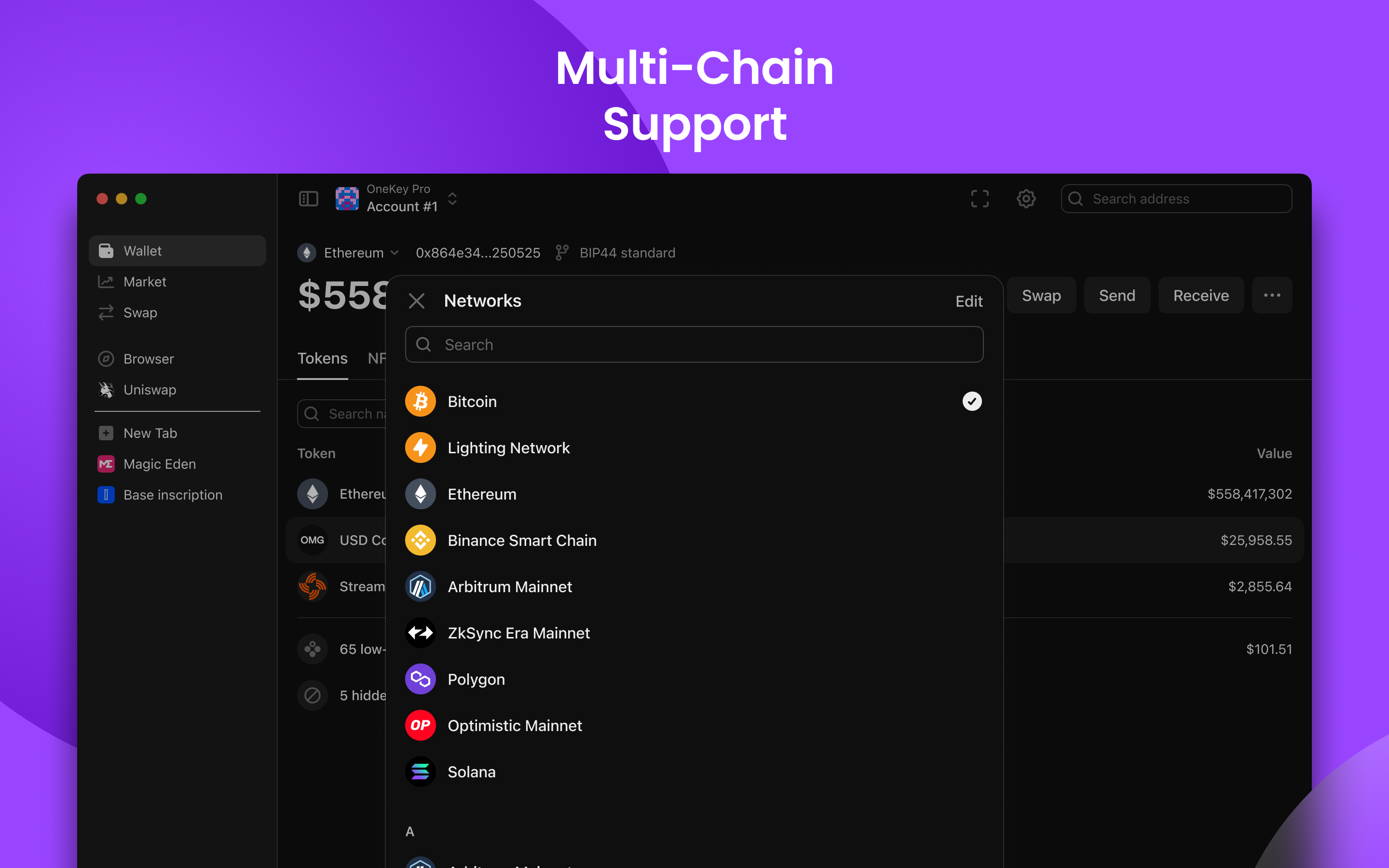 Install OneKey: Secure Crypto Wallet on Linux | Snap Store
