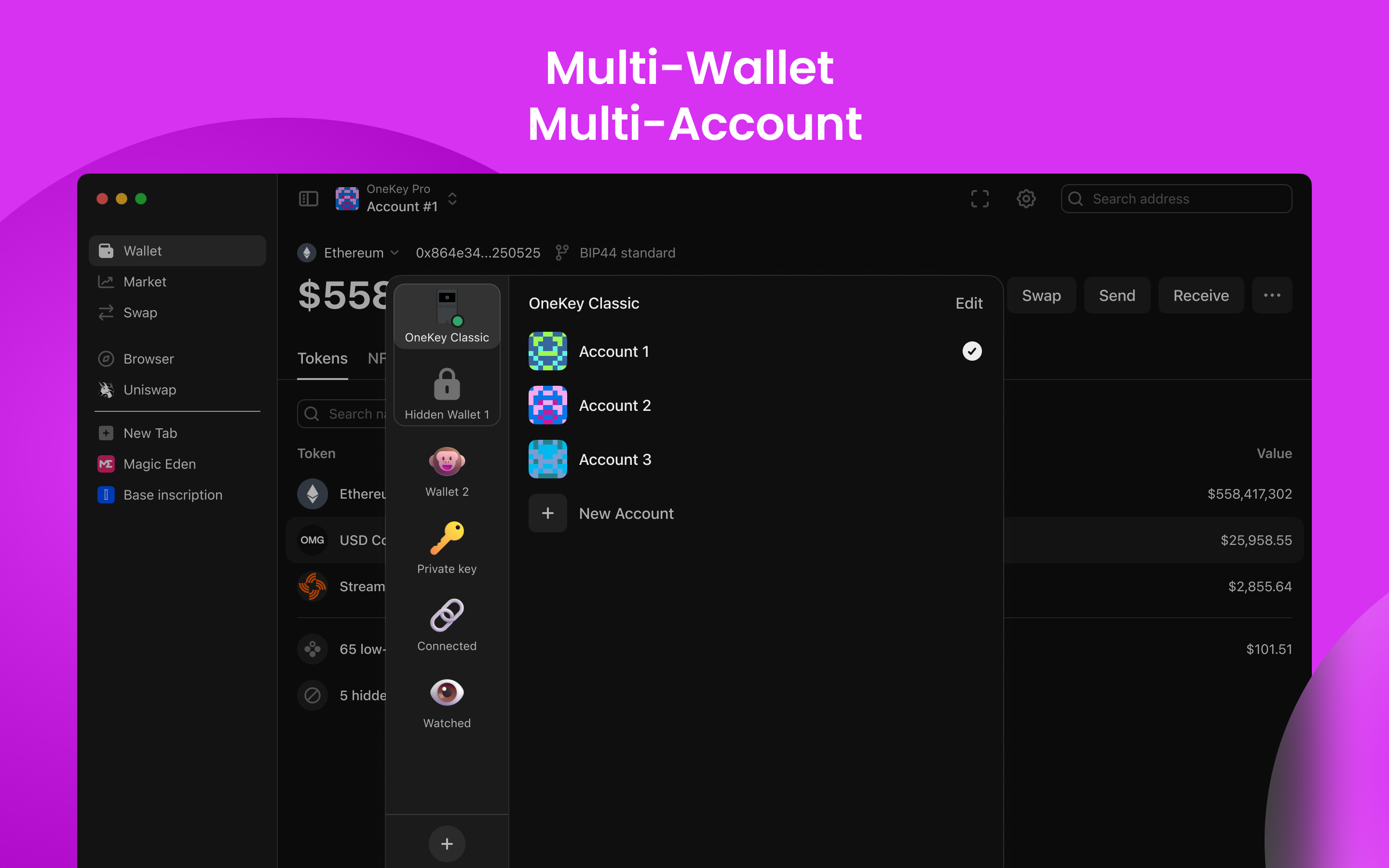 Install OneKey: Secure Crypto Wallet on Linux | Snap Store