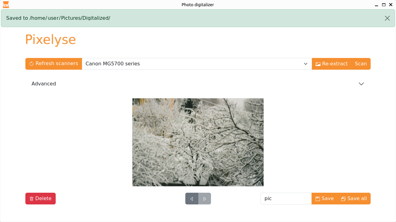Install Pixelyse on Arch Linux using the Snap Store | Snapcraft