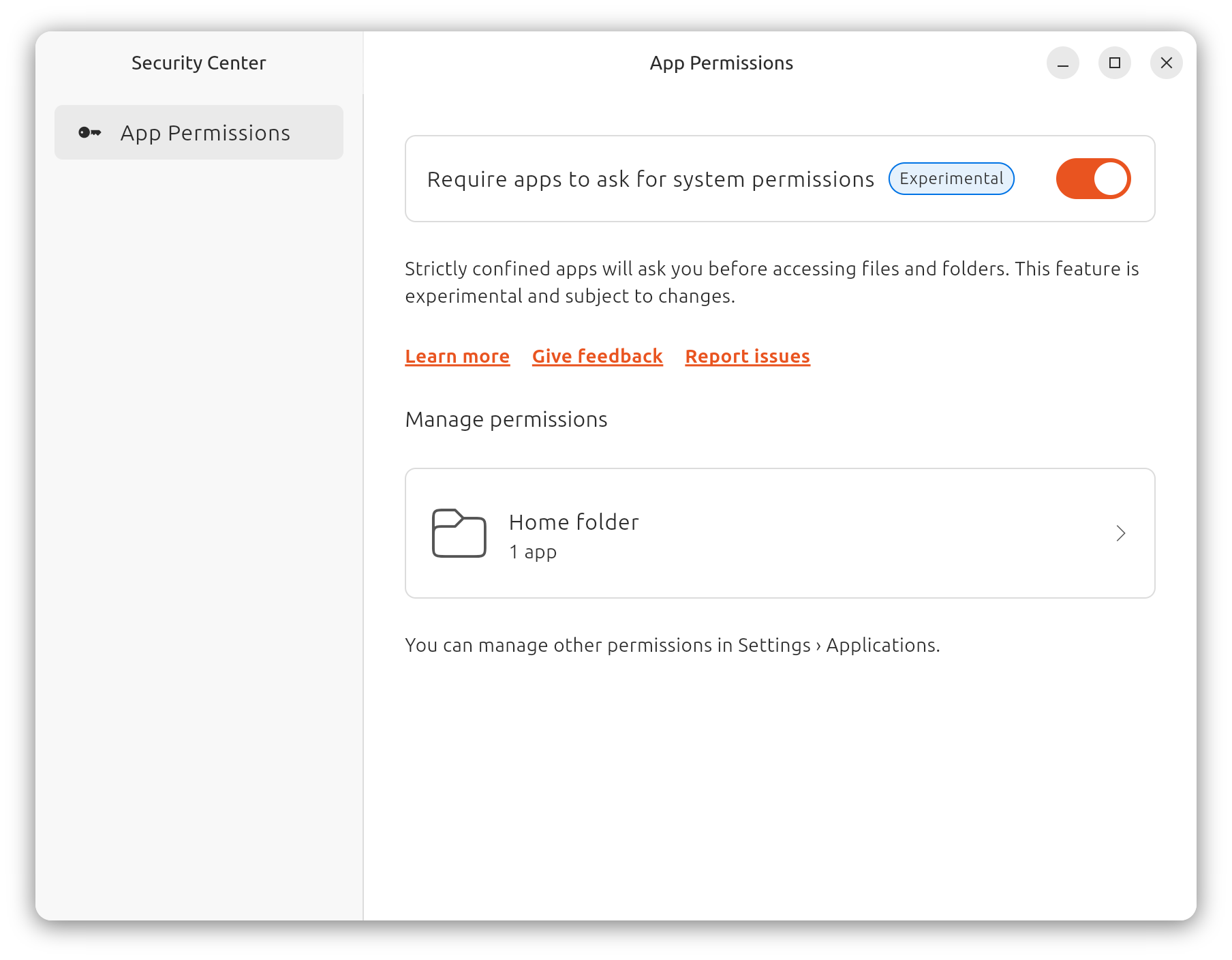 Install Security Center on elementary OS using the Snap Store | Snapcraft