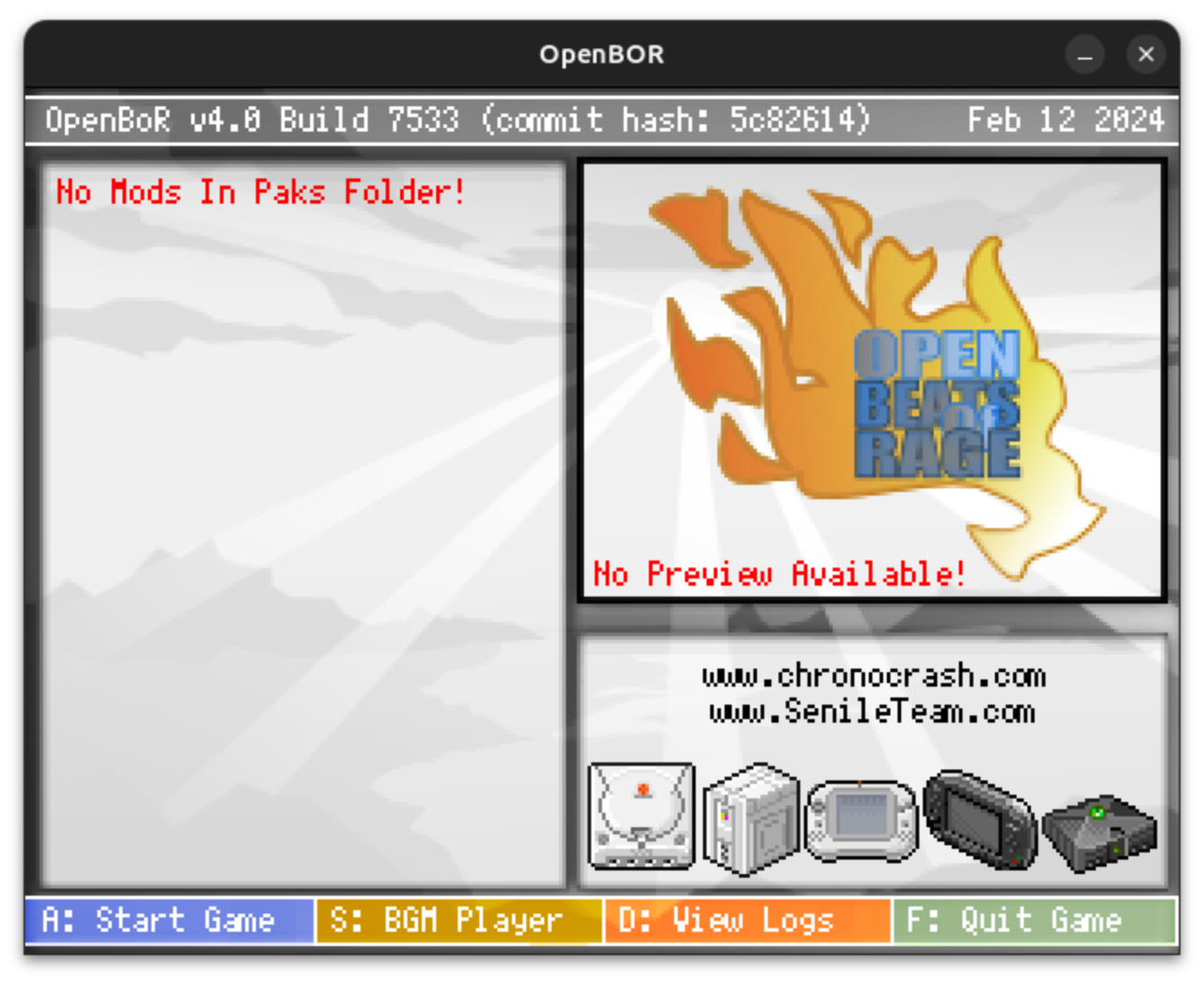 Install OpenBOR 4 on Arch Linux using the Snap Store | Snapcraft