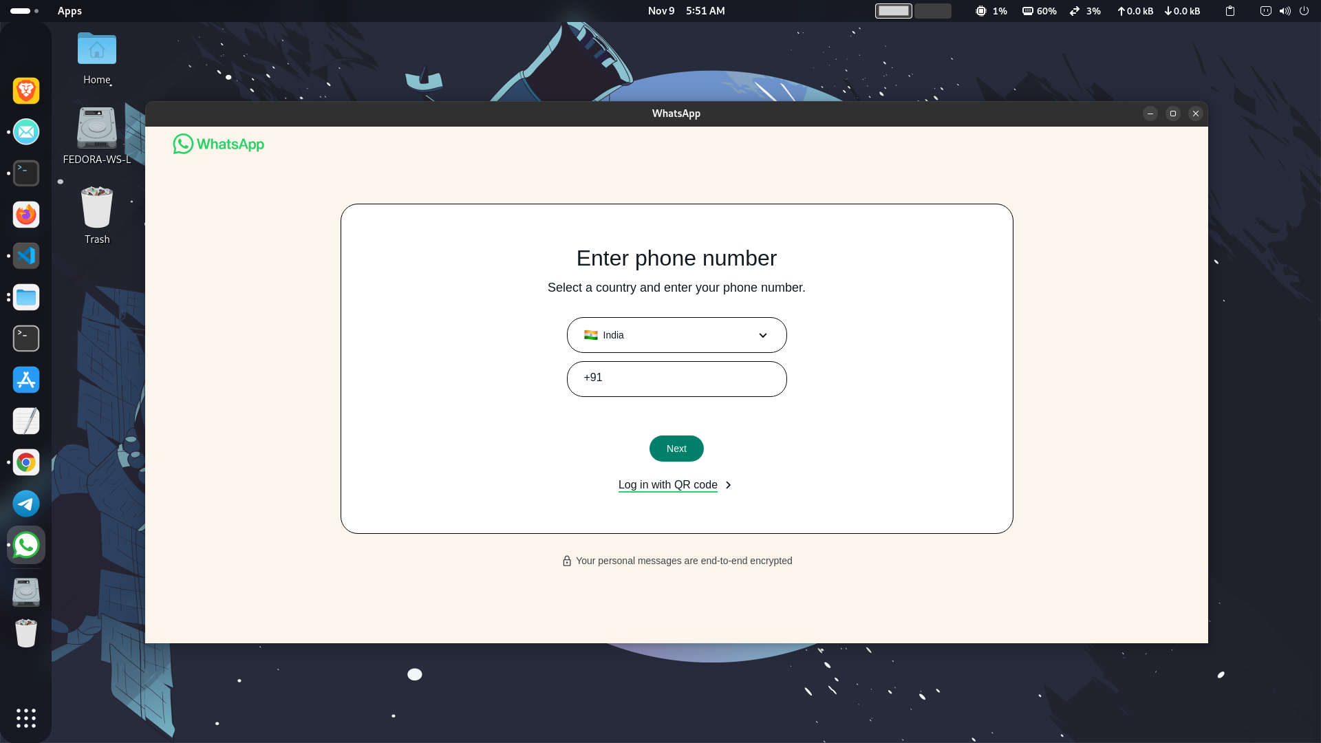 Install WhatsApp Desktop on Linux | Snap Store