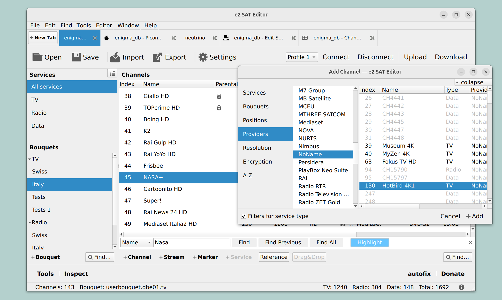 Install e2 SAT Editor on Kubuntu using the Snap Store | Snapcraft