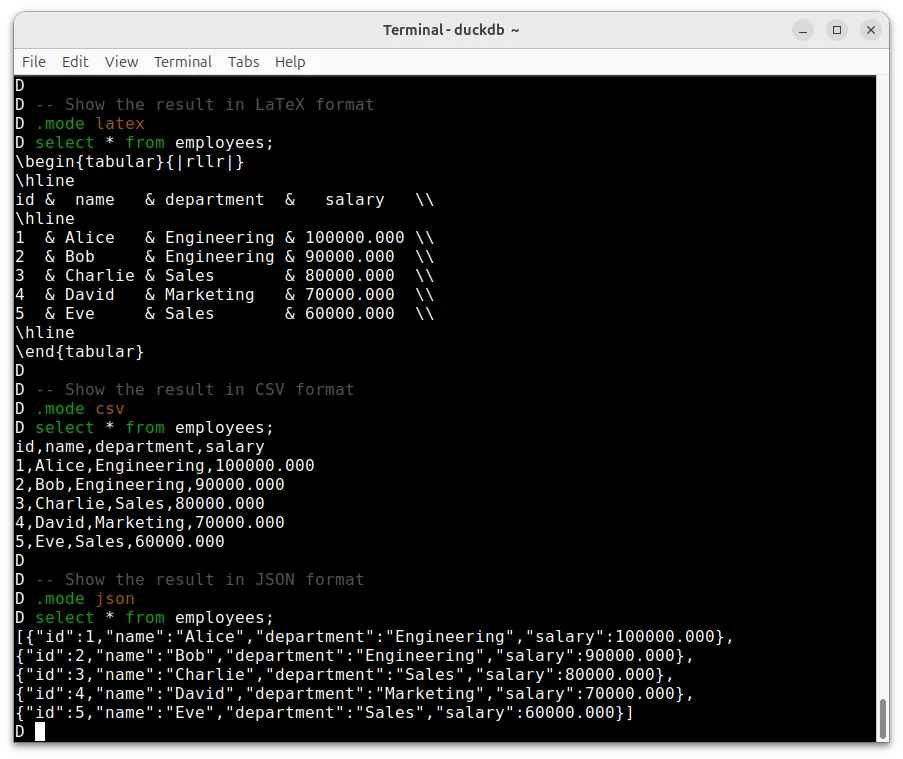 Install DuckDB CLI on Linux | Snap Store